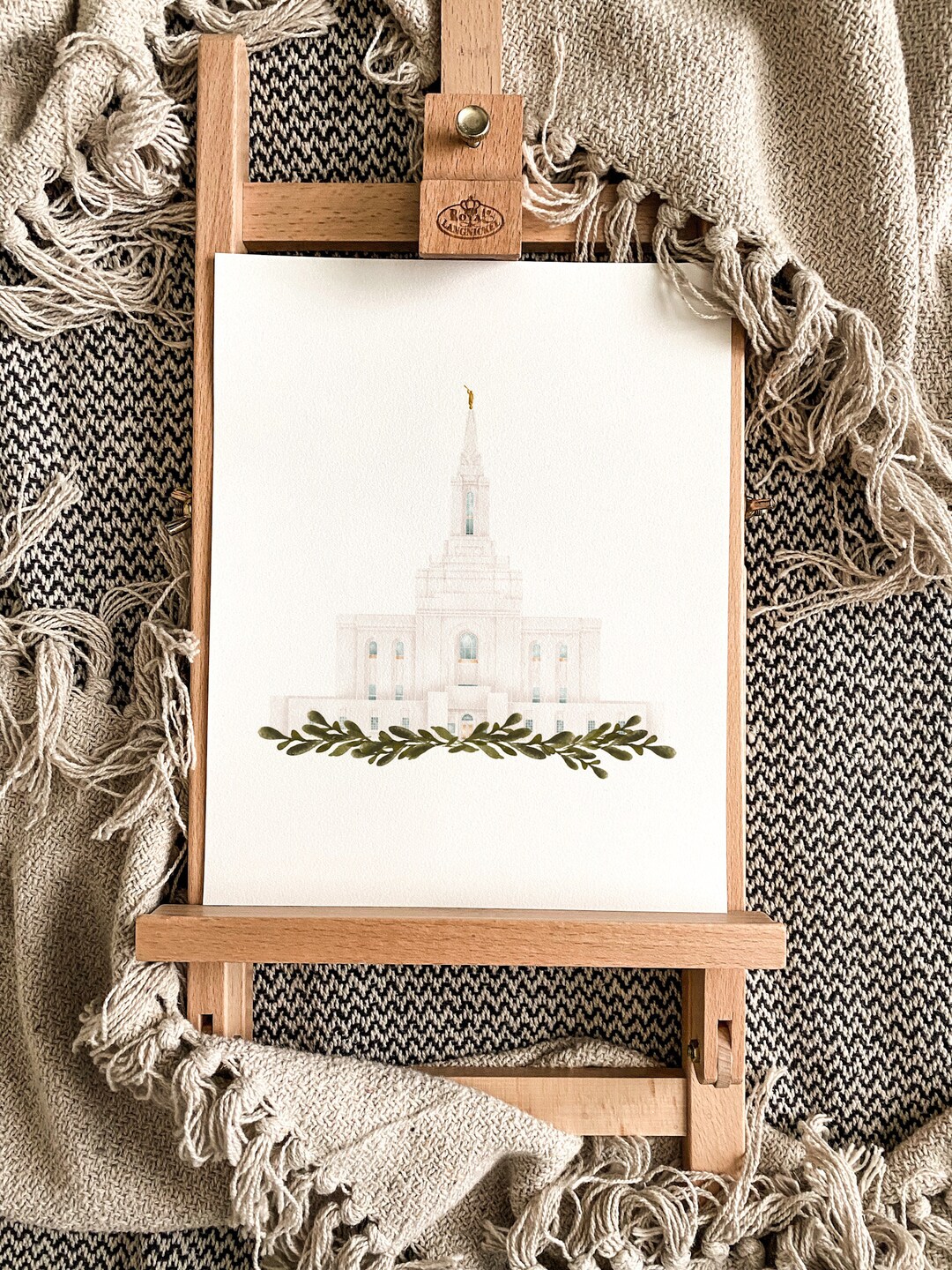 Orem, Utah, LDS Temple, Watercolor, Instant Download, Wedding Gift ...