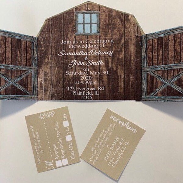 Rustic Barn Wedding - Etsy