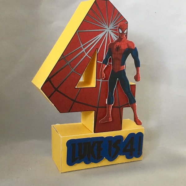 Spiderman Number - Etsy