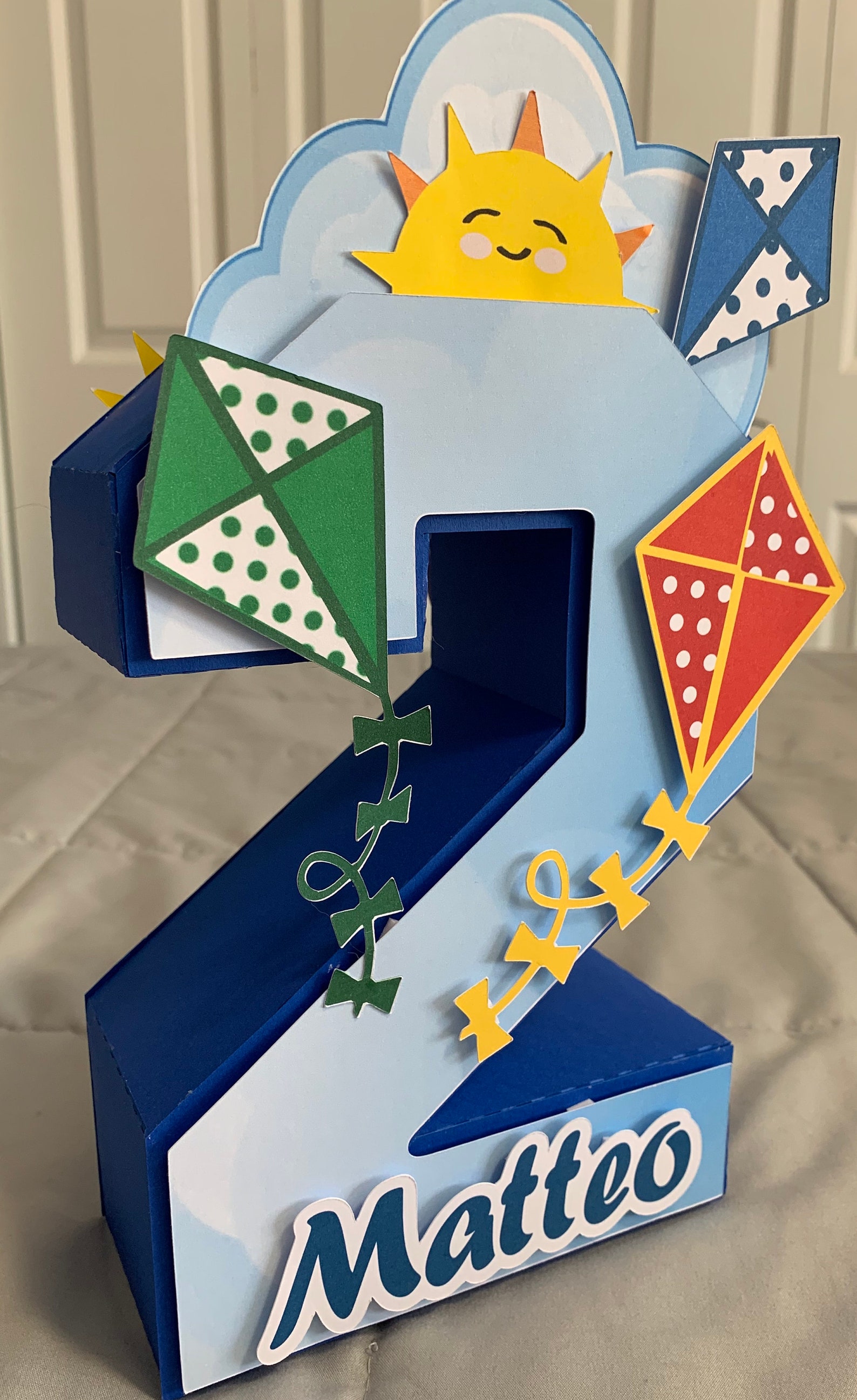 Kite Number Prop/ Lets Fly a Kite Number/number Photo Prop - Etsy