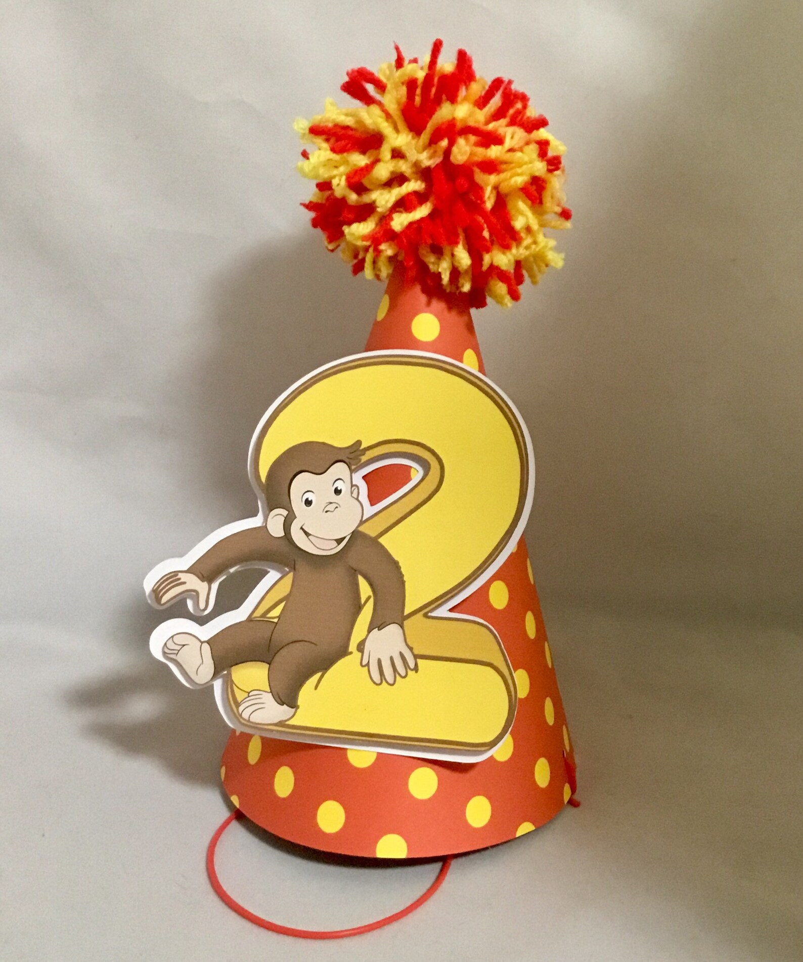 Curious George Party Hat/birthday Hat - Etsy