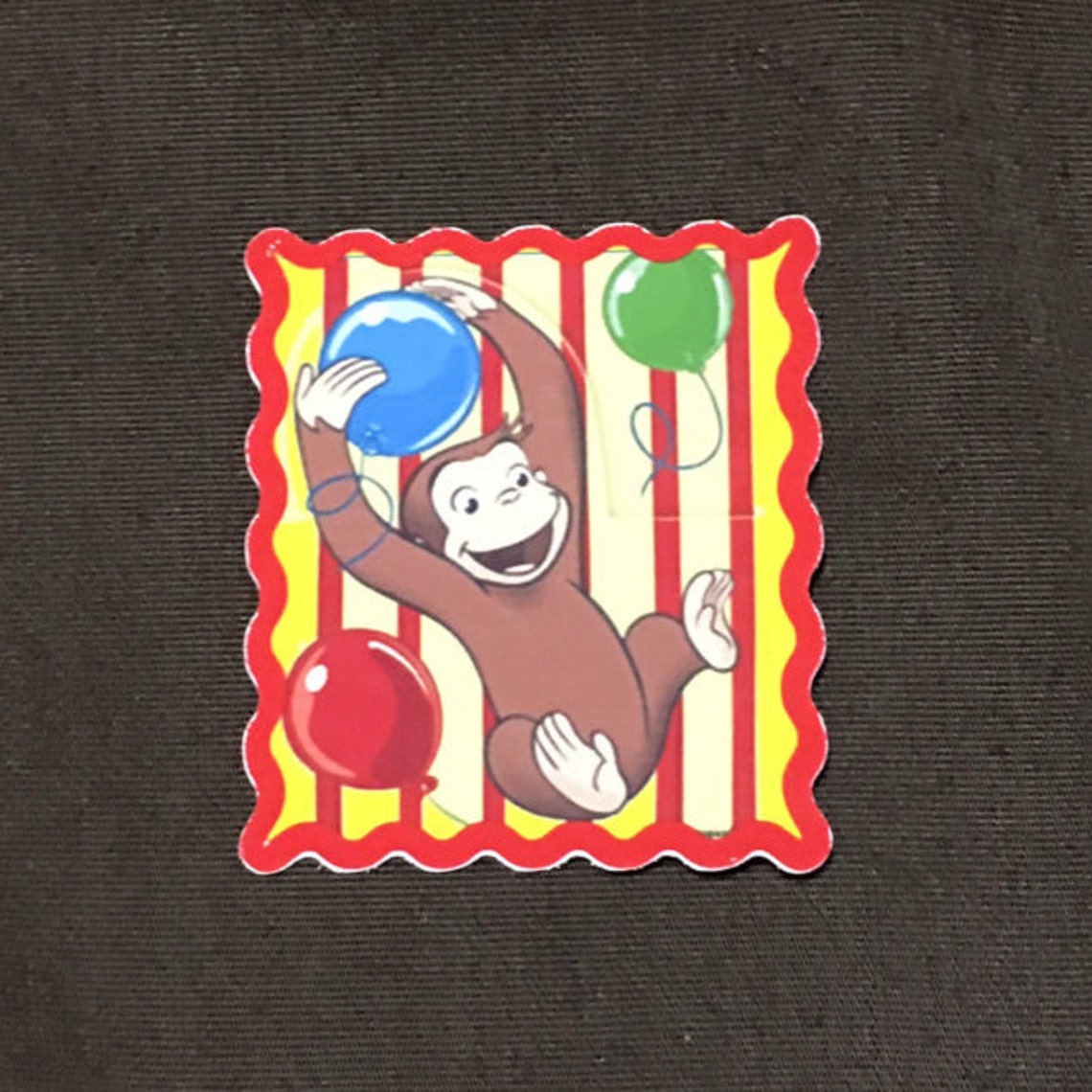 Curious George Stickers for Back of Envelope - Etsy