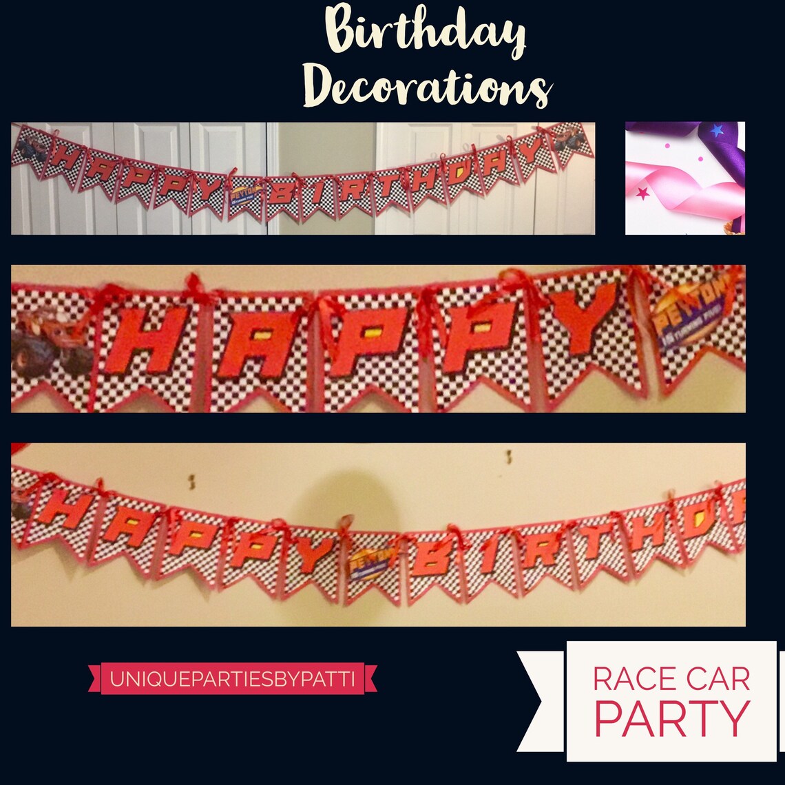 Blaze and the monster machines/ Race car banner/ cars banner/ | Etsy