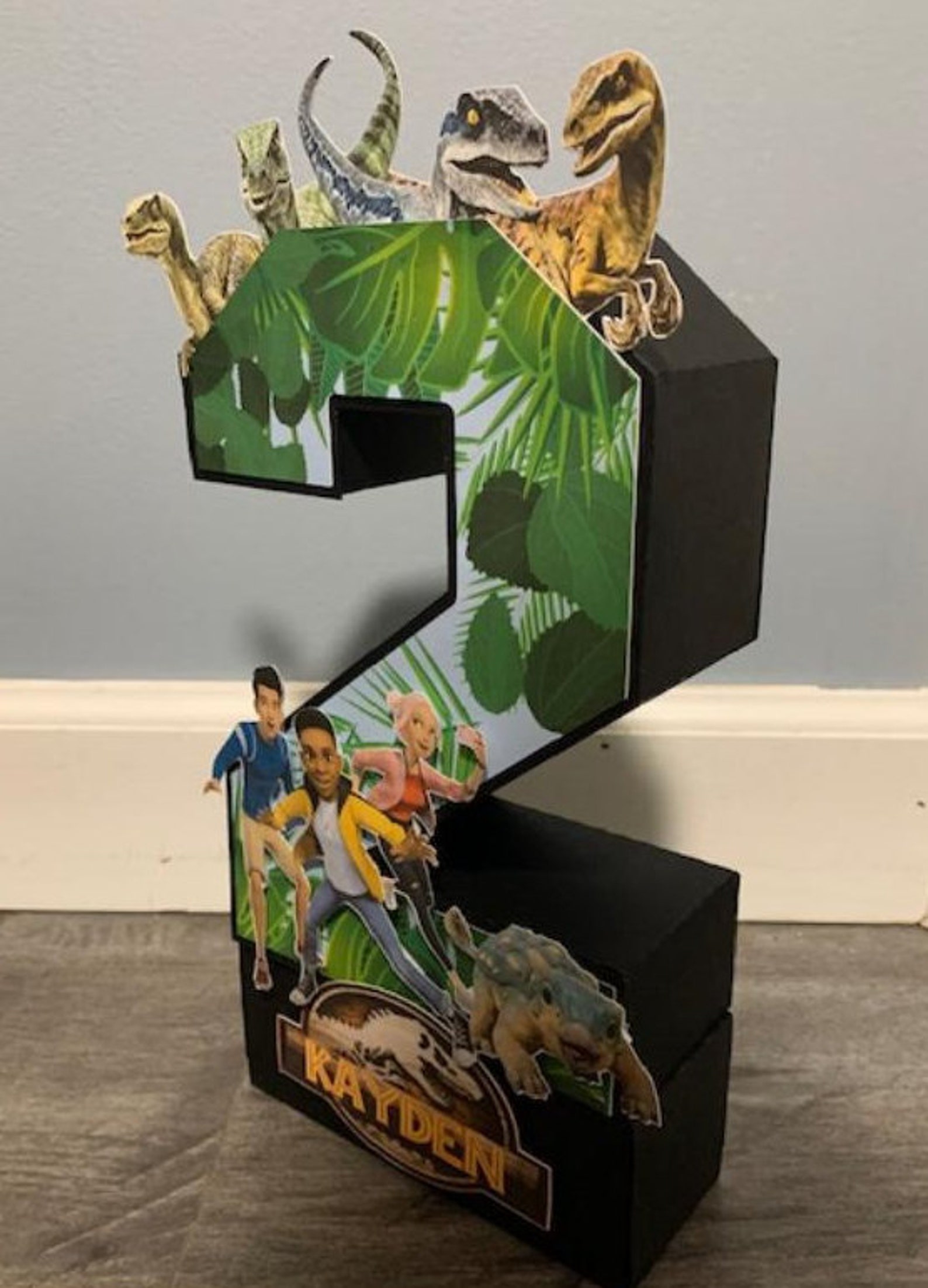 Camp Cretaceous Number Prop/ Dinosaur Number/jurassic Park | Etsy Canada