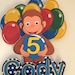 Curious George Cake Topper/personalized Topper - Etsy