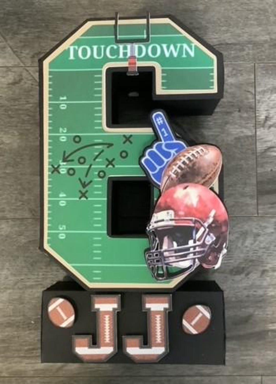 Football Number Prop 3d Number - Etsy