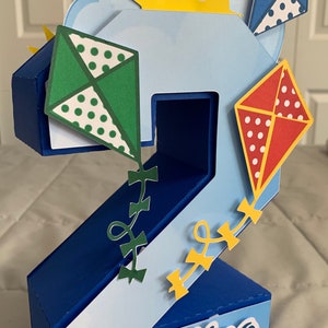 Kite Number Prop/ Lets Fly a Kite Number/number Photo Prop - Etsy