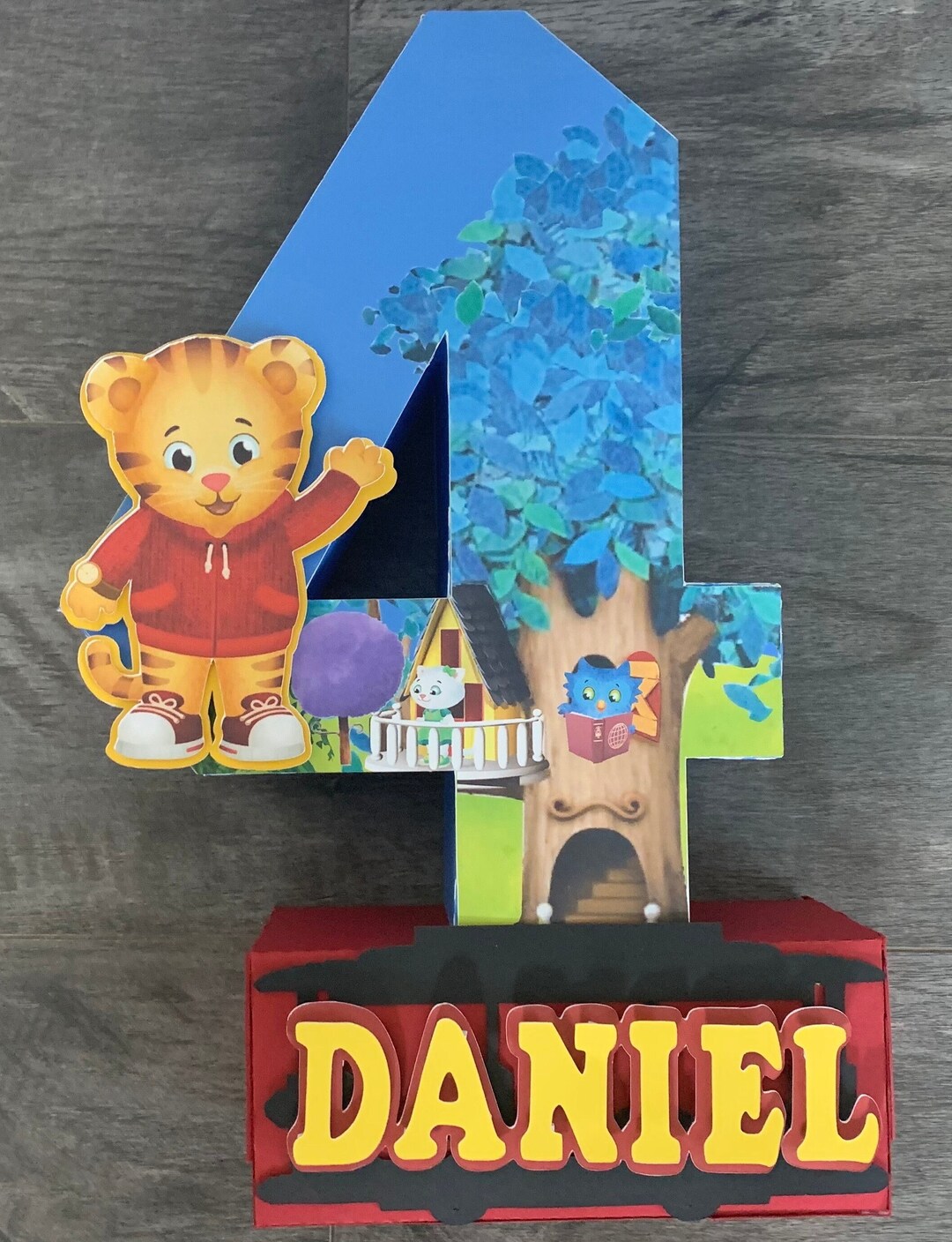 Daniel Tiger Inspired Number Prop/daniel Tiger Neighborhood /trolley ...