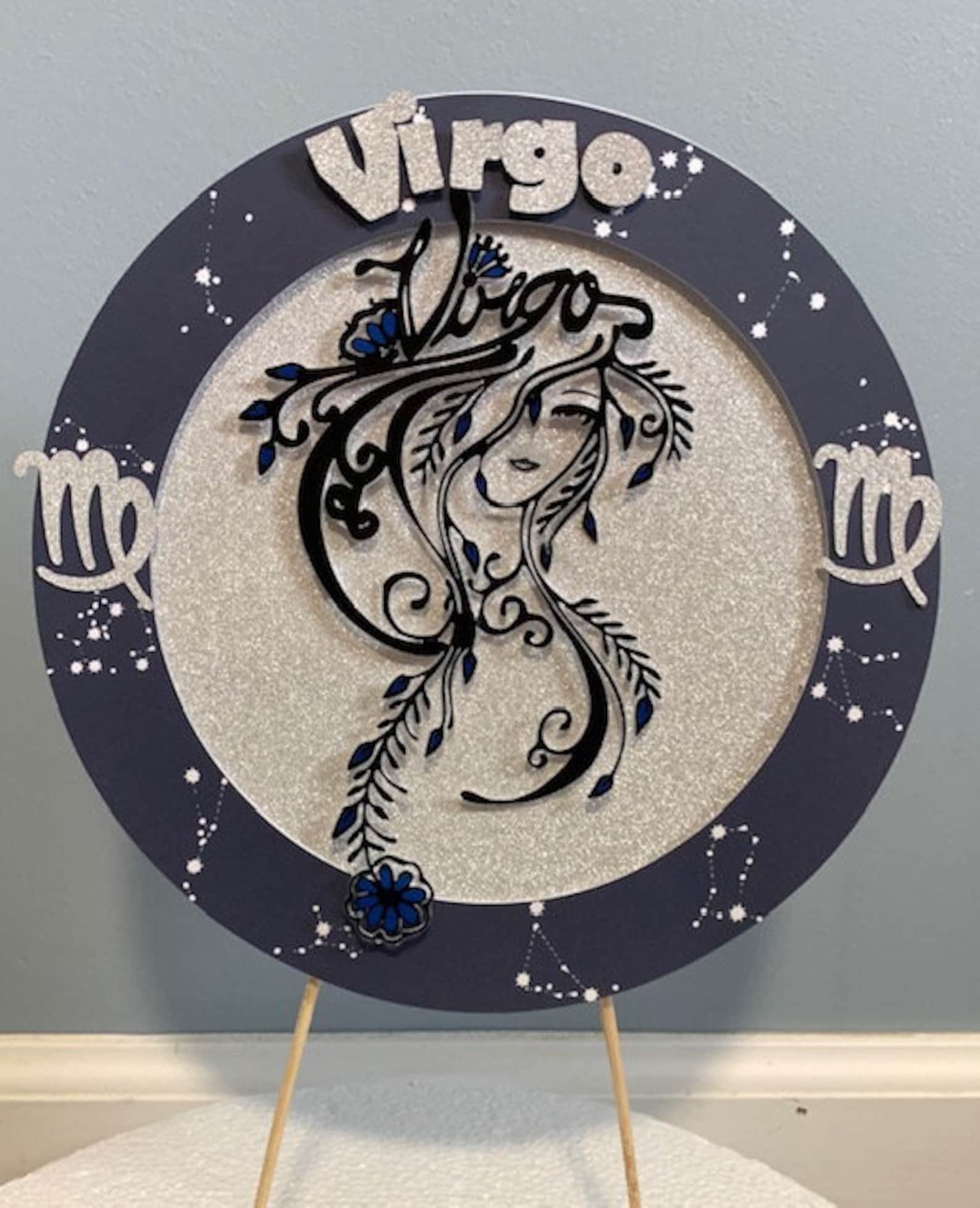Virgo Cake Topper/astrology Cake Virgo/ - Etsy