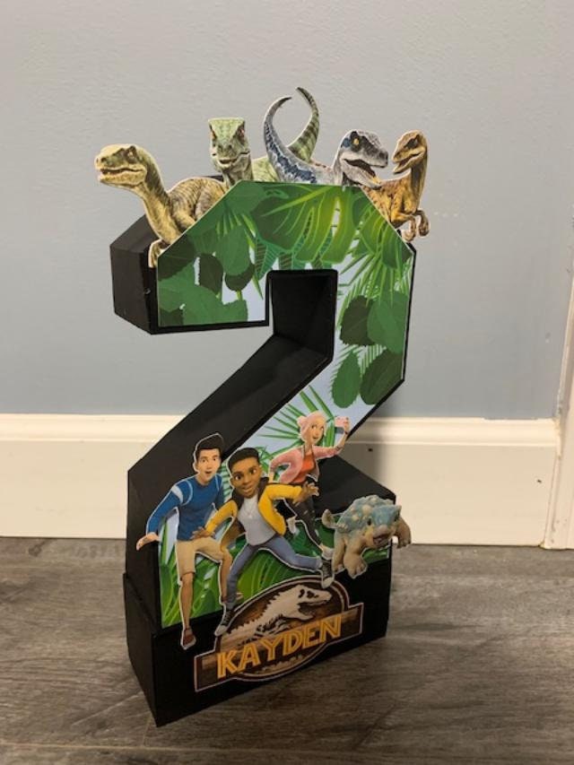 Camp Cretaceous Number Prop/ Dinosaur Number/jurassic Park | Etsy Canada