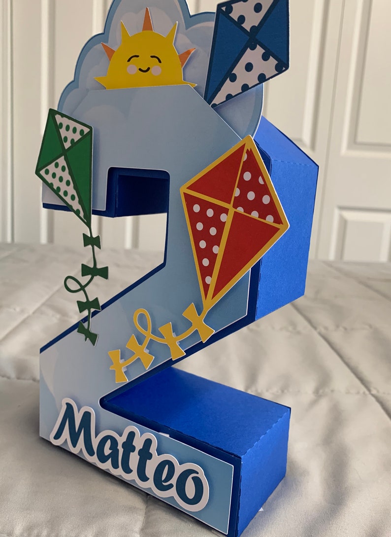 Kite Number Prop/ Lets Fly a Kite Number/number Photo Prop | Etsy