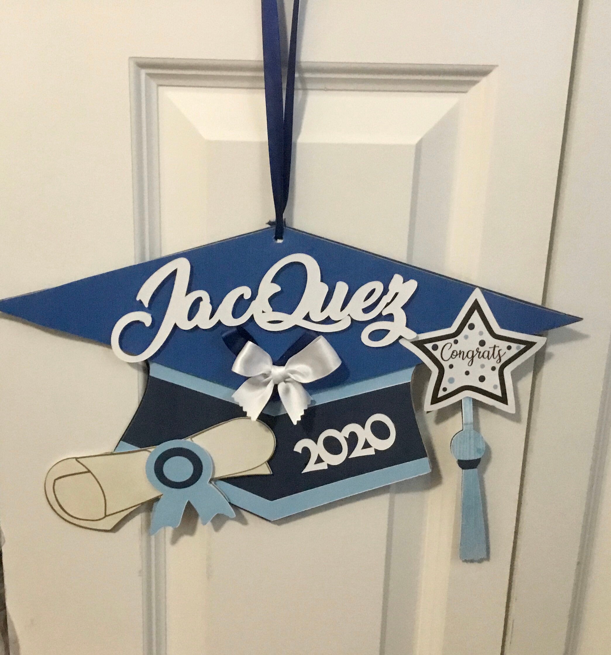 Graduation Cap Sign/graduation Door Hanger - Etsy