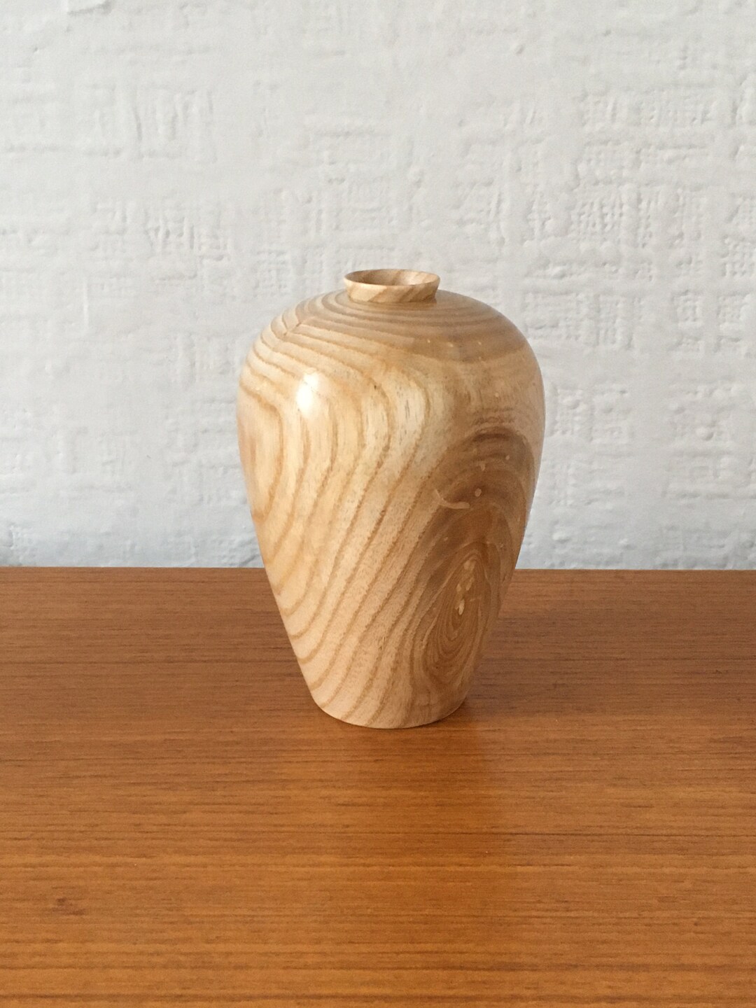 Hand Turned Wooden Vase - Etsy