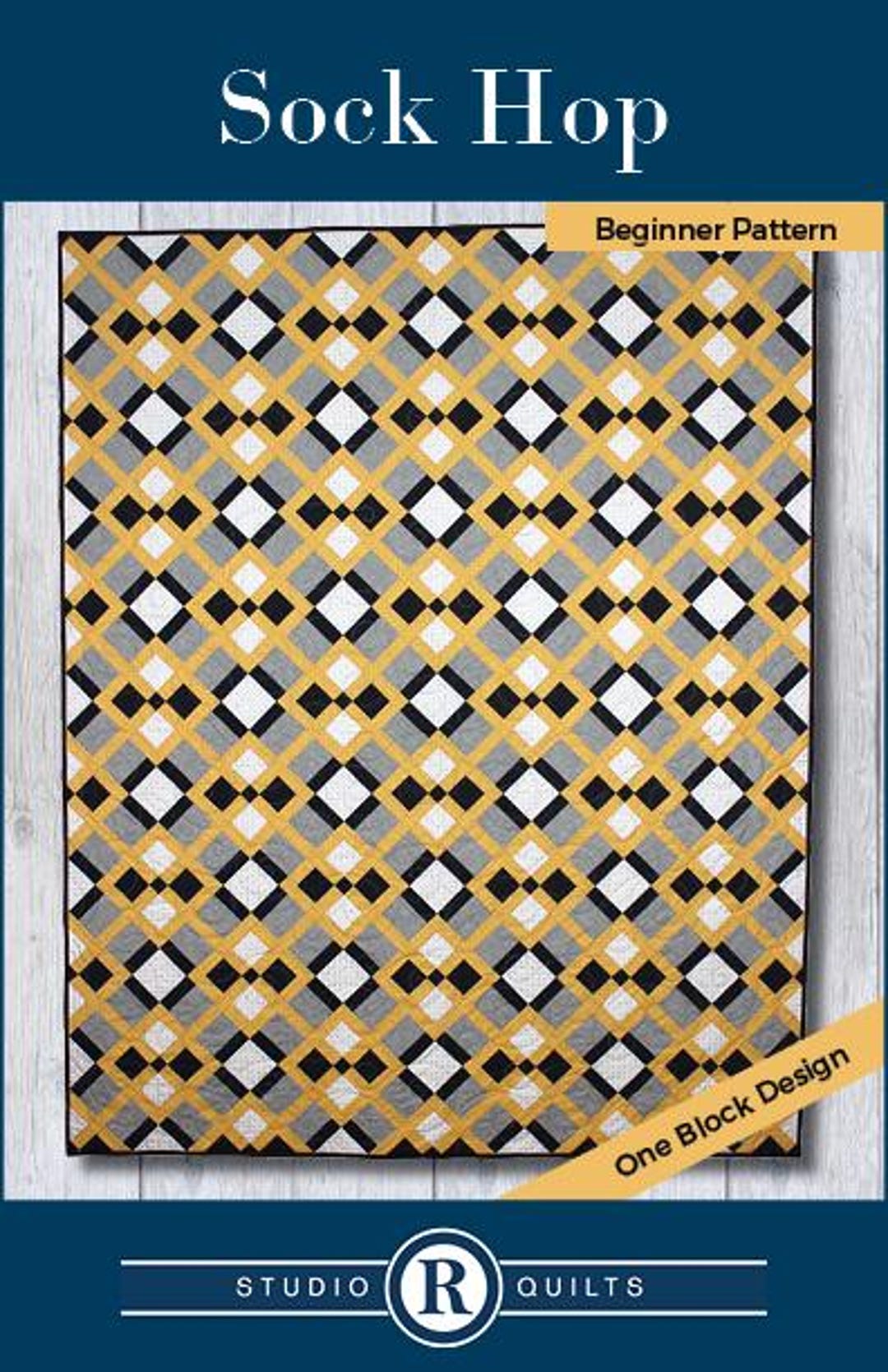 Sock Hop Beginner Quilt Pattern by Rebecca Lidstrom Studio R Quilts 57 ...