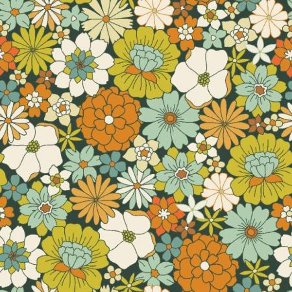 Groovy Fabric - Etsy