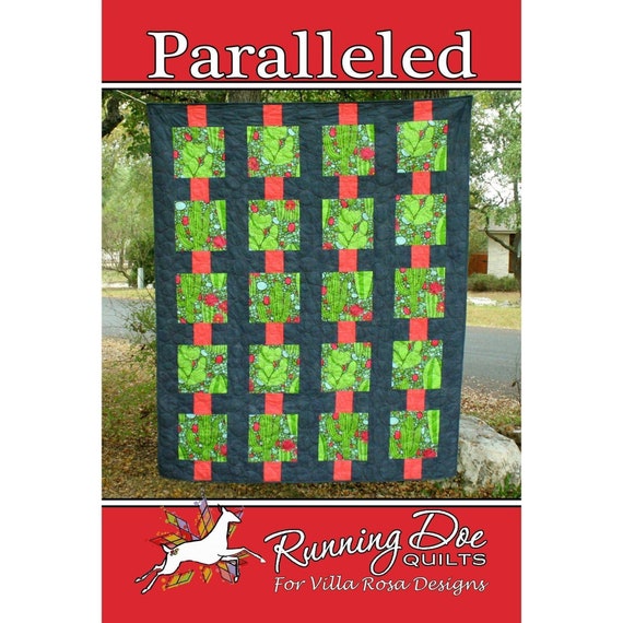 Quilt Pattern Paralleled by Running Doe Quilts for Villa Rosa - Etsy