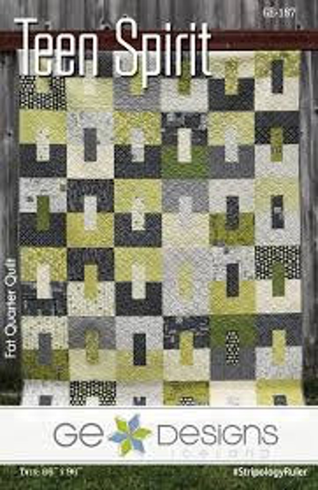 GE Designs Teen Spirit Fat Quarter Quilt Pattern by Gudrun Erla - Etsy