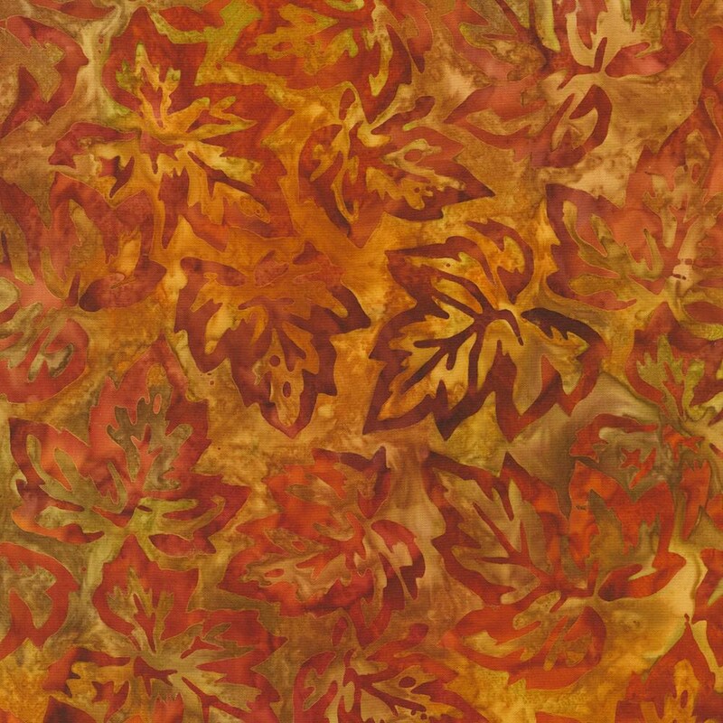Orange Batik Fabric - Etsy