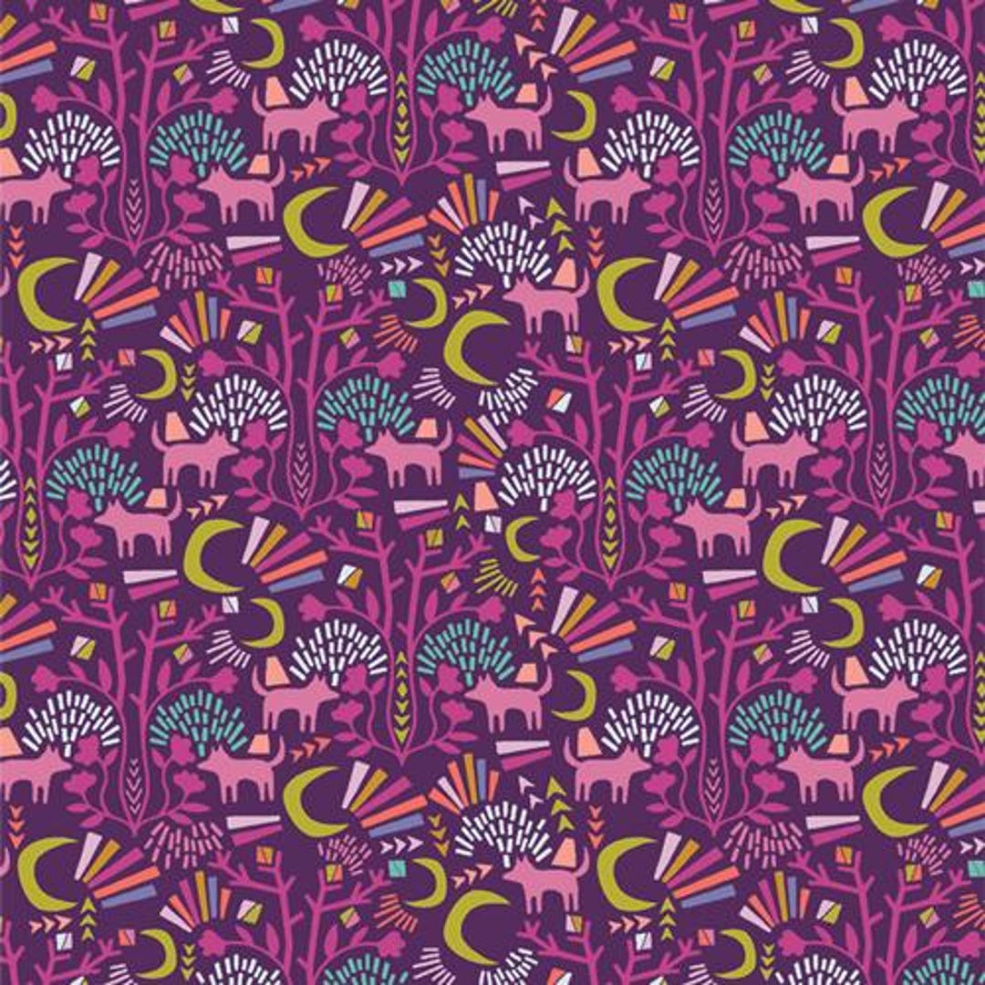 Sunrise Sunset Midnight Moonlight by Jessica Swift Art Gallery Fabrics ...