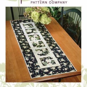 Garden Path Table Runner Quilt PATTERN by Dragonfly Fiberart - Etsy