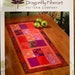 You've Been Framed Table Runner Quilt PATTERN by Dragonfly Fiberart - Etsy