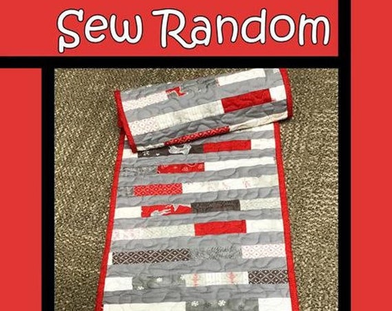 Villa Rosa Designs Sew Random Table Runner Pattern by Tricia | Etsy