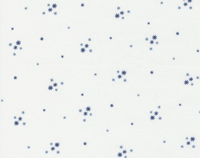 Mix It up Star Blenders off White Blue Quilt Fabric From Moda - Etsy