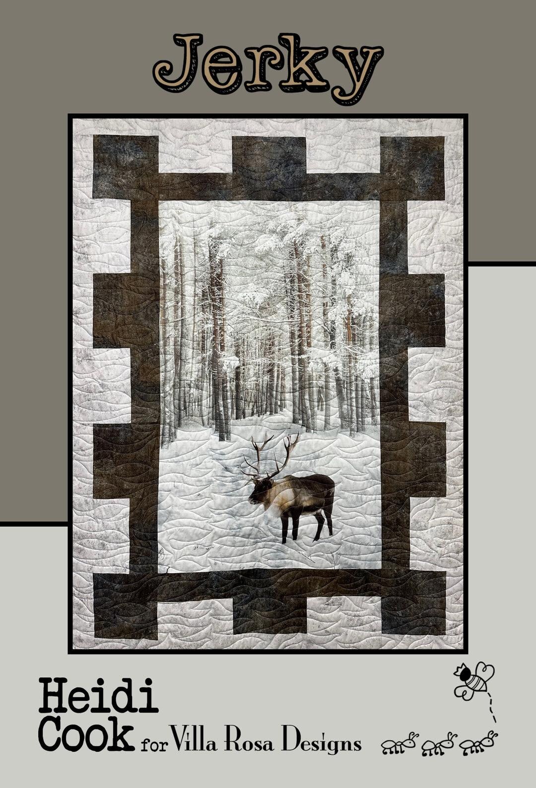 Jerky Panel Quilt Pattern 43" X 60", Heidi Cook, Villa Rosa Designs - Etsy