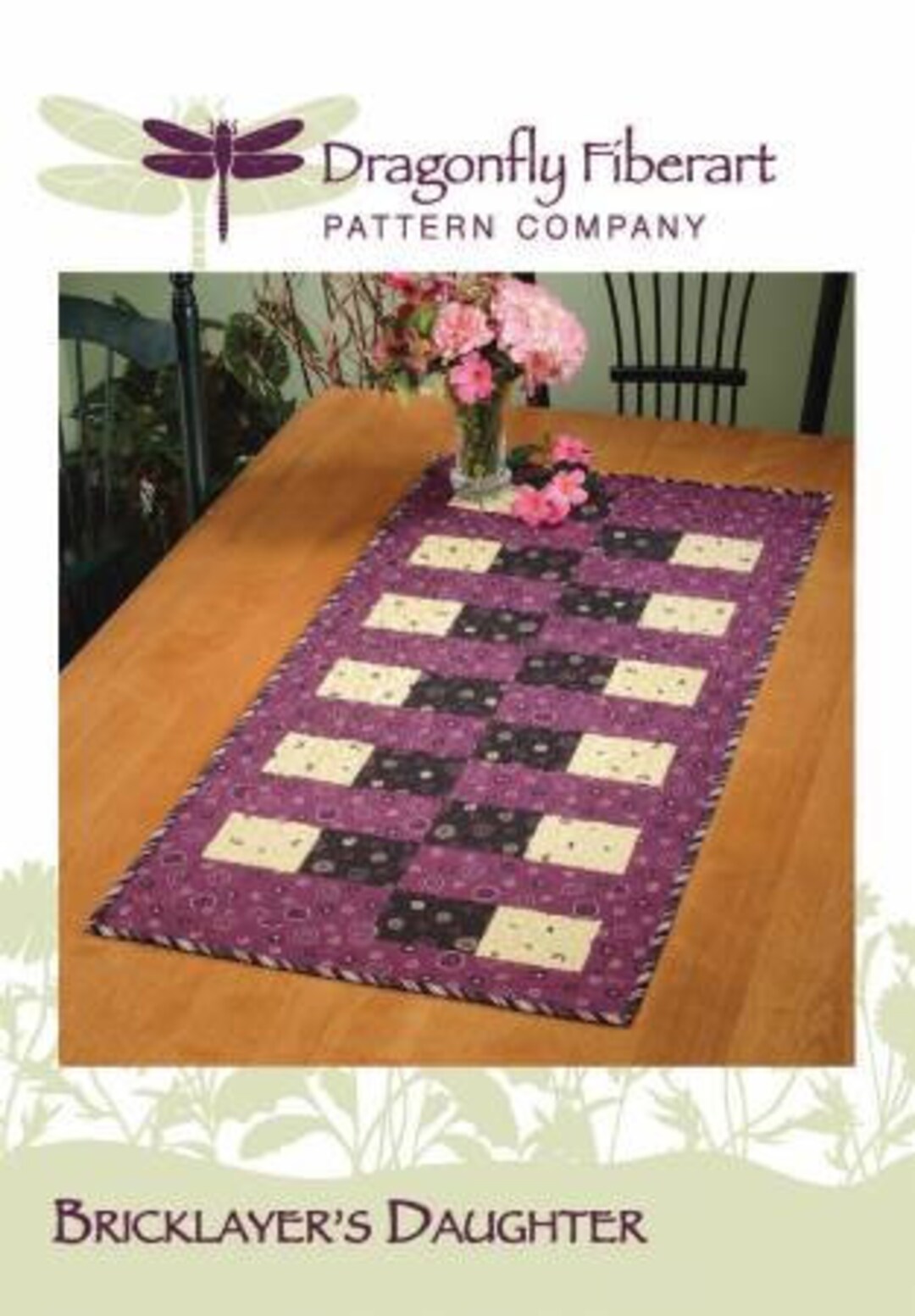 Table Runner Quilt Pattern Bricklayer's Daughter by Dragonfly Fiberart ...