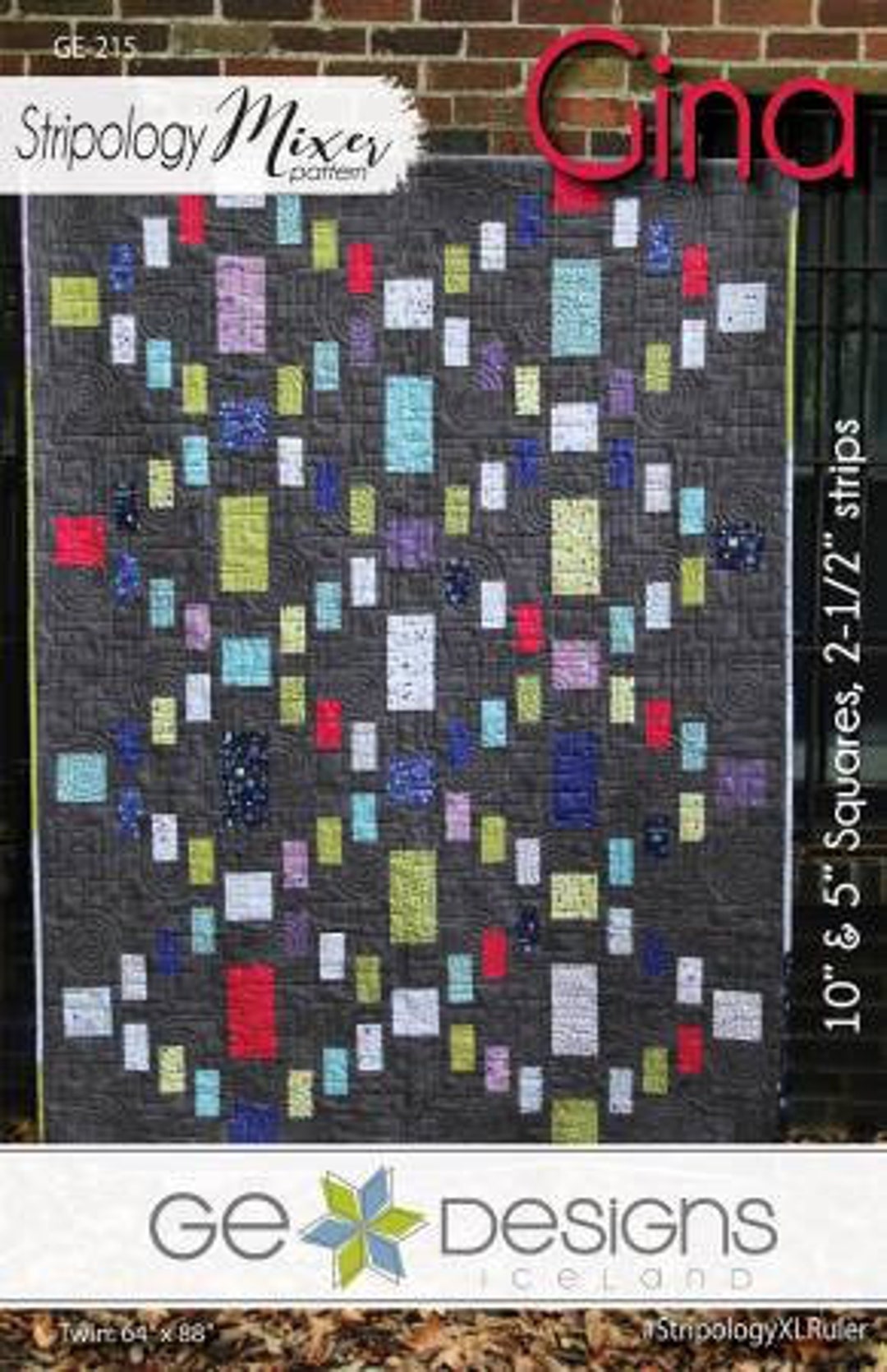 GE Designs Gina Quilt Pattern by Gudrun Erla - Etsy