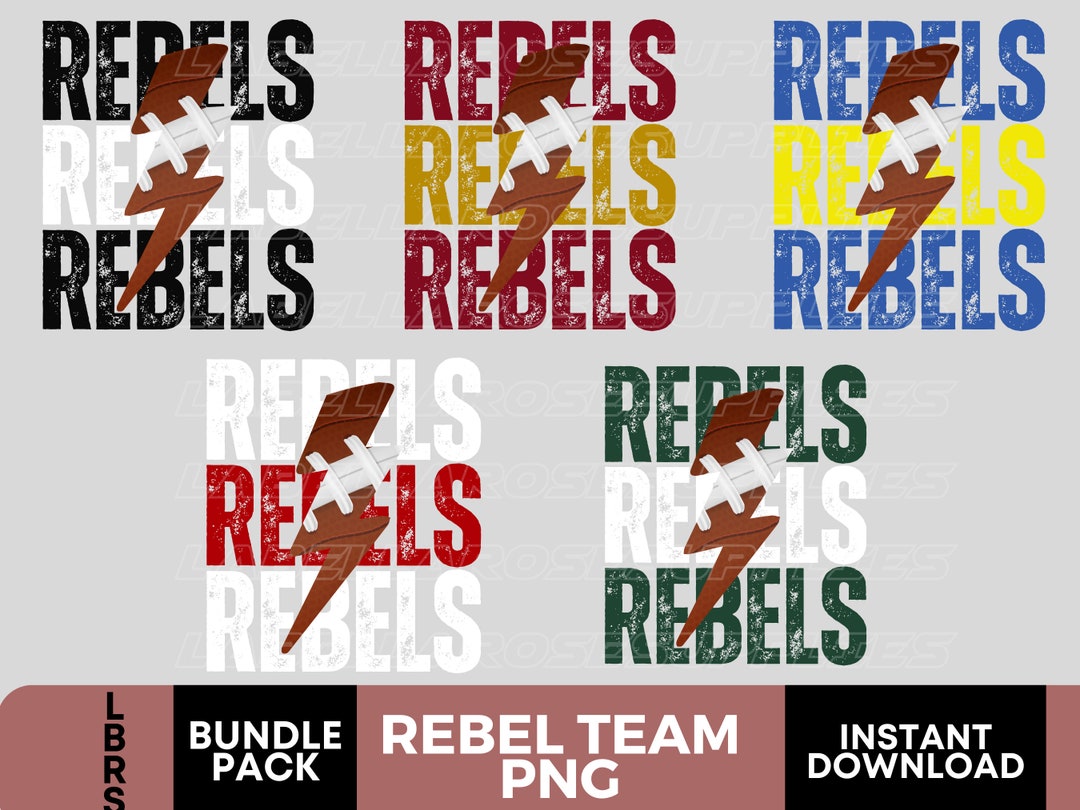 Rebels Png, Rebels Svg, Football Mom Png Bundle, Png Bundle, Football ...