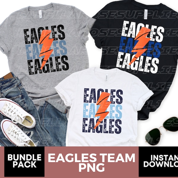 Eagles Lightning Svg - Etsy