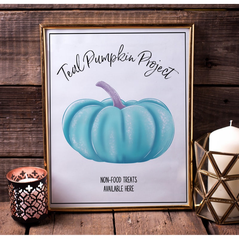 Teal Pumpkin - Etsy