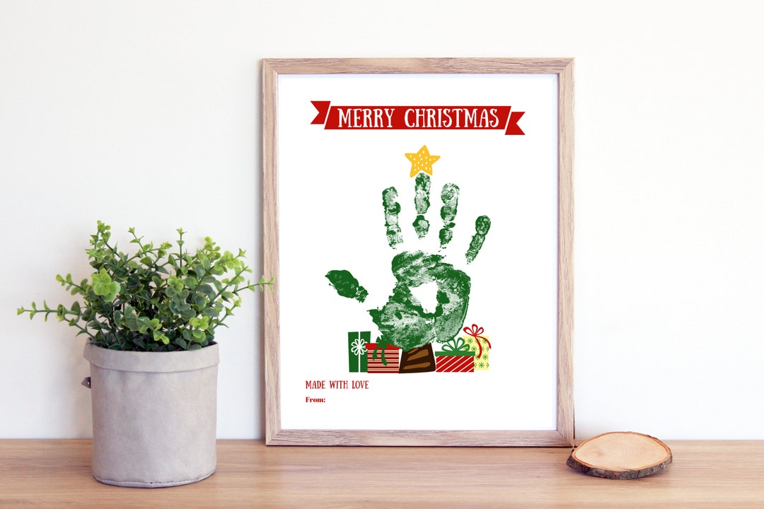 Handprint Art for Kids, Christmas Handprint Art, Christmas Craft ...