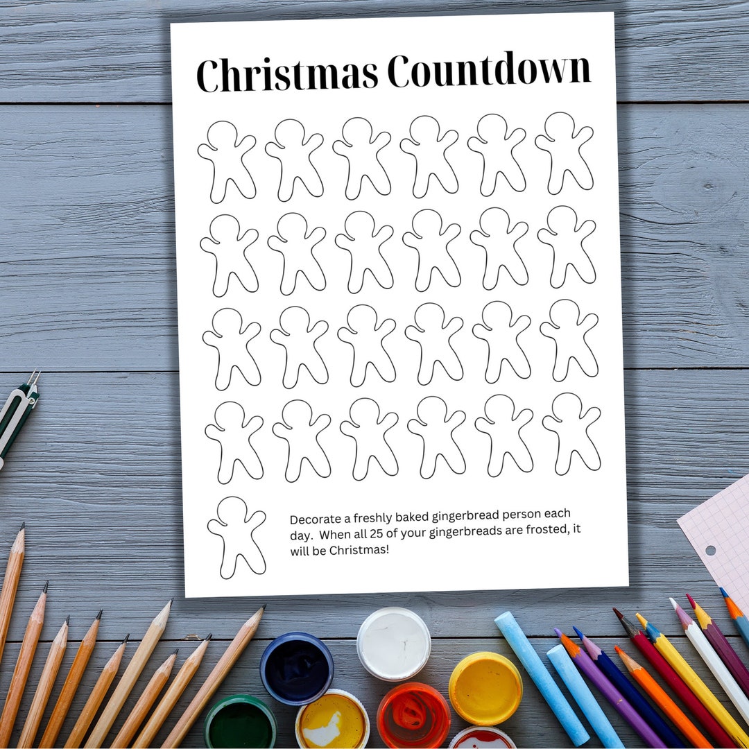 Christmas Activity Kids Advent Calendar for Kids Printable Advent ...