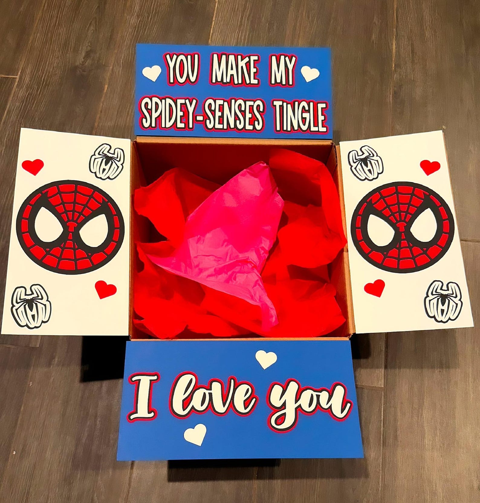 Spiderman Gift Box: Valentines, Birthday, or Military Care Package - Etsy