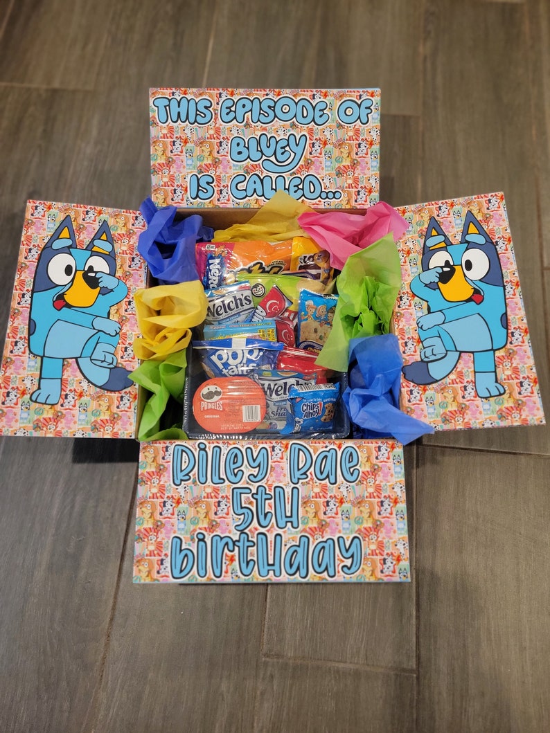 Bluey Gift Box/ Birthday Gift/ Kids Care Package/ - Etsy