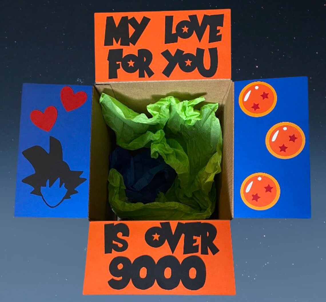 Dragon Ball Z Giftbox/goku/over 9000/birthday Box/ Gift for Kids ...