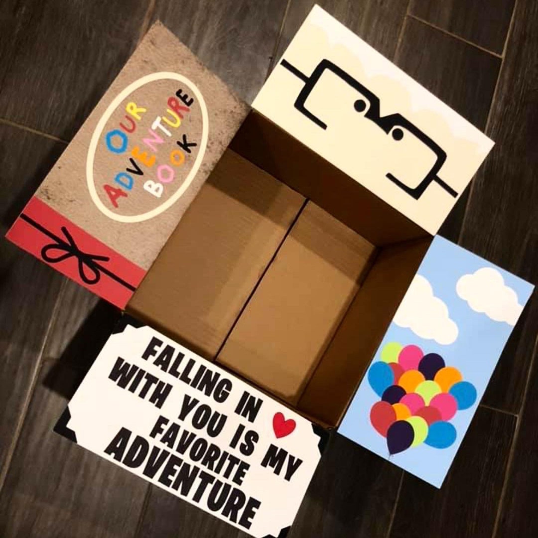 Our Adventure Book Theme Box: UP - Etsy