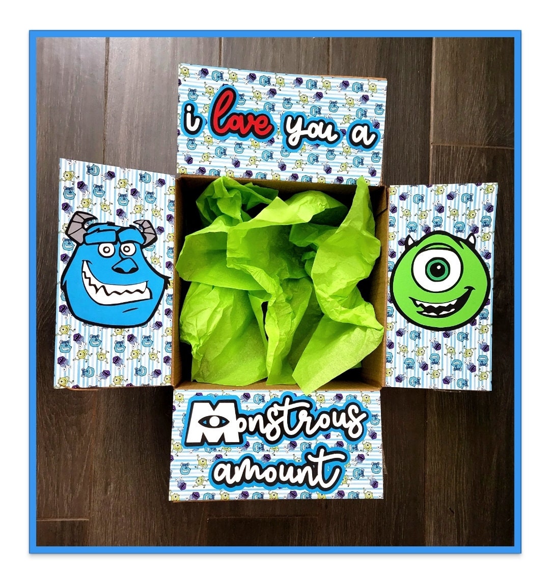 Monsters Inc/ Googly Bear/ Sully/ Mike Wazowski/ Boo/ Birthday Box ...