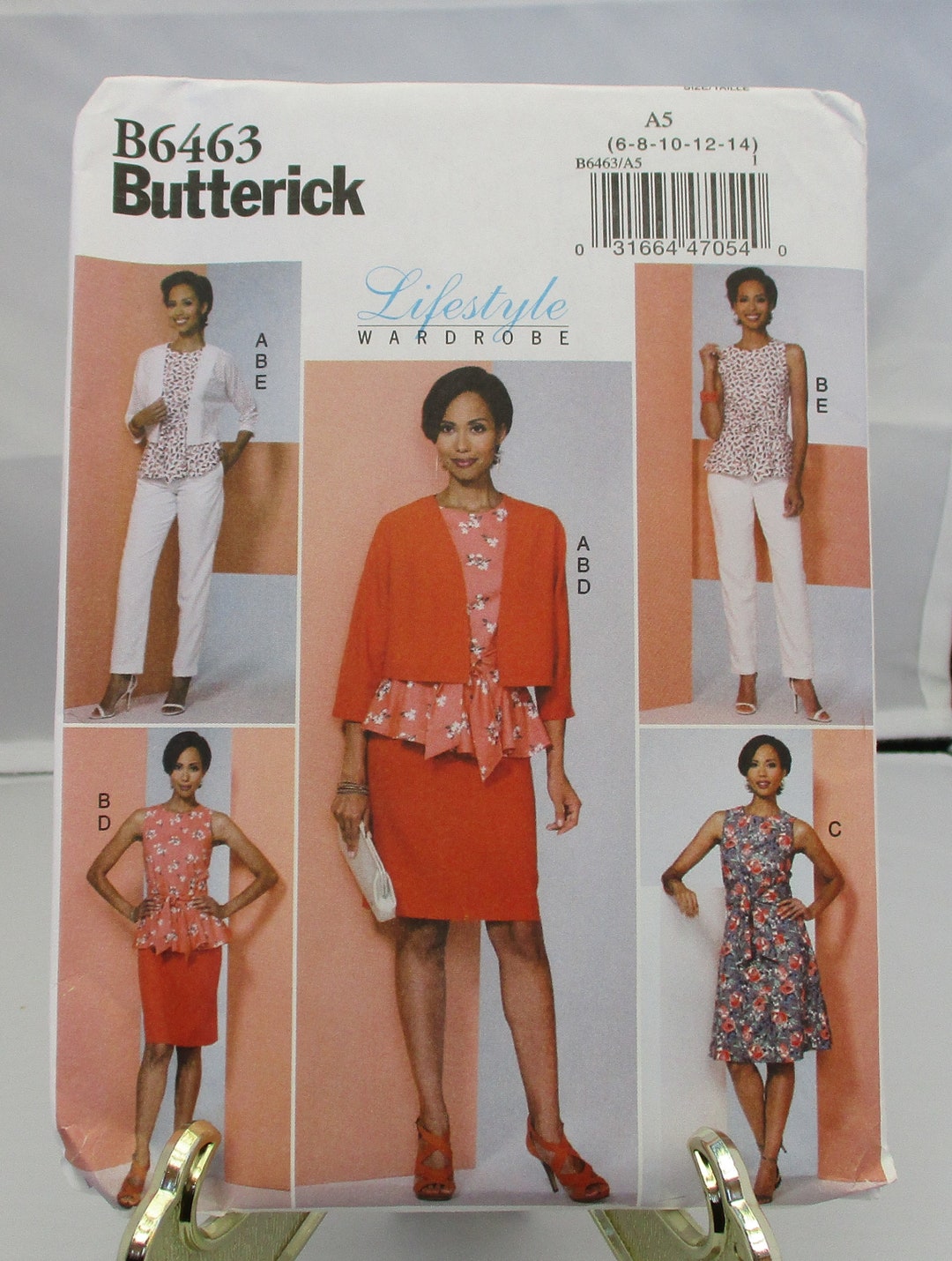 BUTTERICK LIFESTYLE WARDROBE Jacket, Top, Dress, Skirt and Pants ...