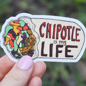 Vine Sticker chipotle is My Life Vine Sticker - Etsy