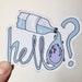 Hello Vine Sticker Laptop Stickers Water Bottle Stickers - Etsy