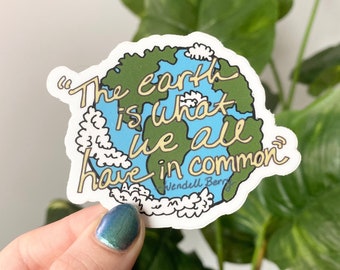 Planet Earth Decalworld Globe Vinyl Decalearth Stickerglove - Etsy