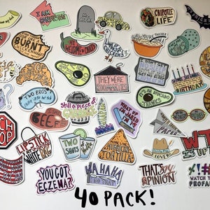 Vine Stickers Pack 40 Funny Vine/meme Stickers Pack of Vine | Etsy