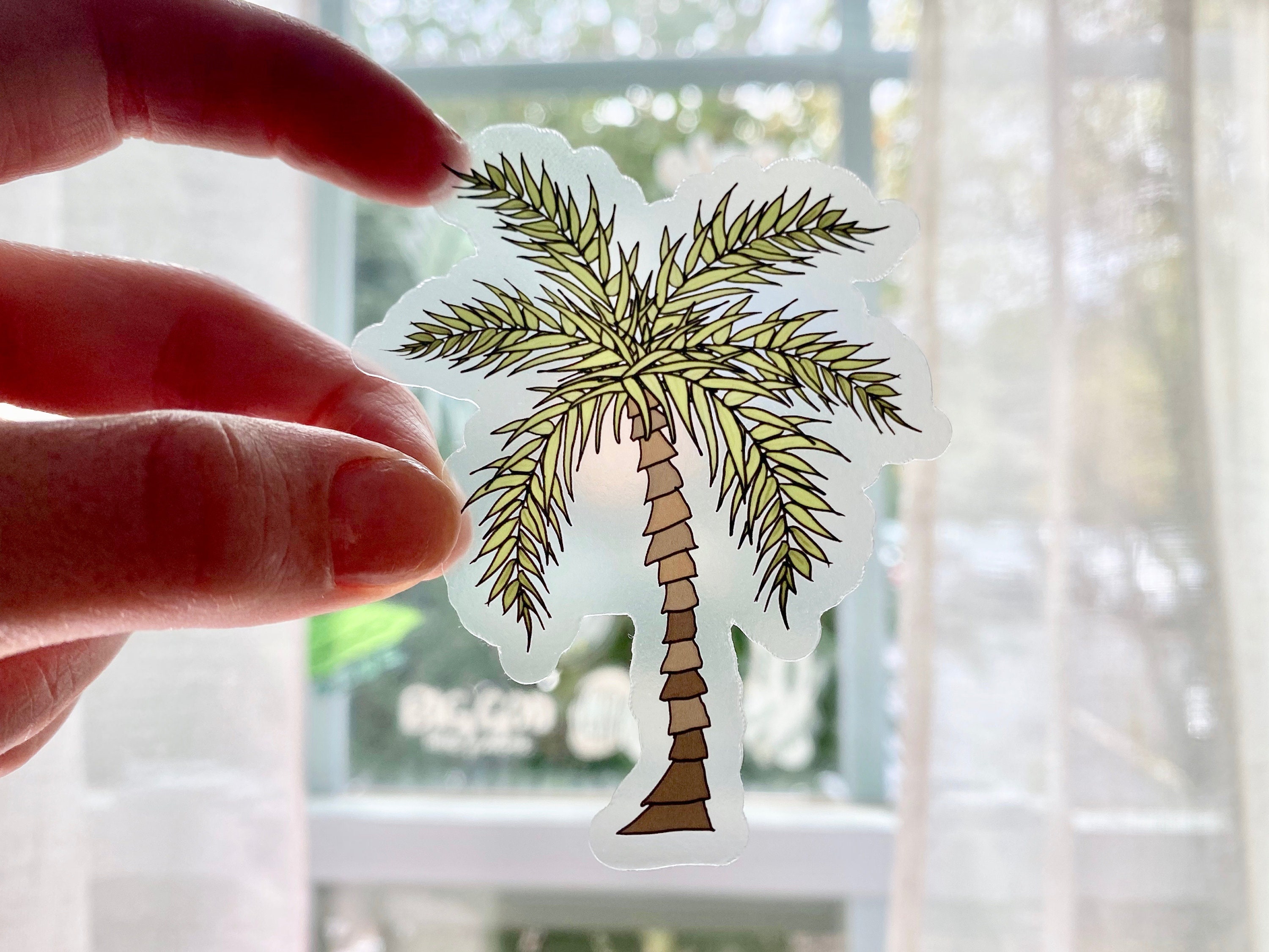 Palm Tree Sticker Pegatinas para portátiles Palma árbol | Etsy