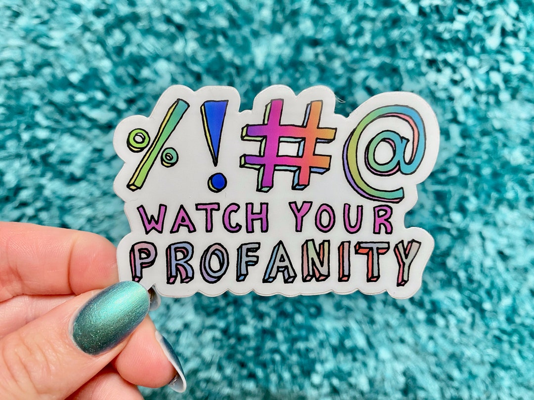 Vine Sticker - "watch Your Profanity" Vinyl Laptop Sticker - Vine ...