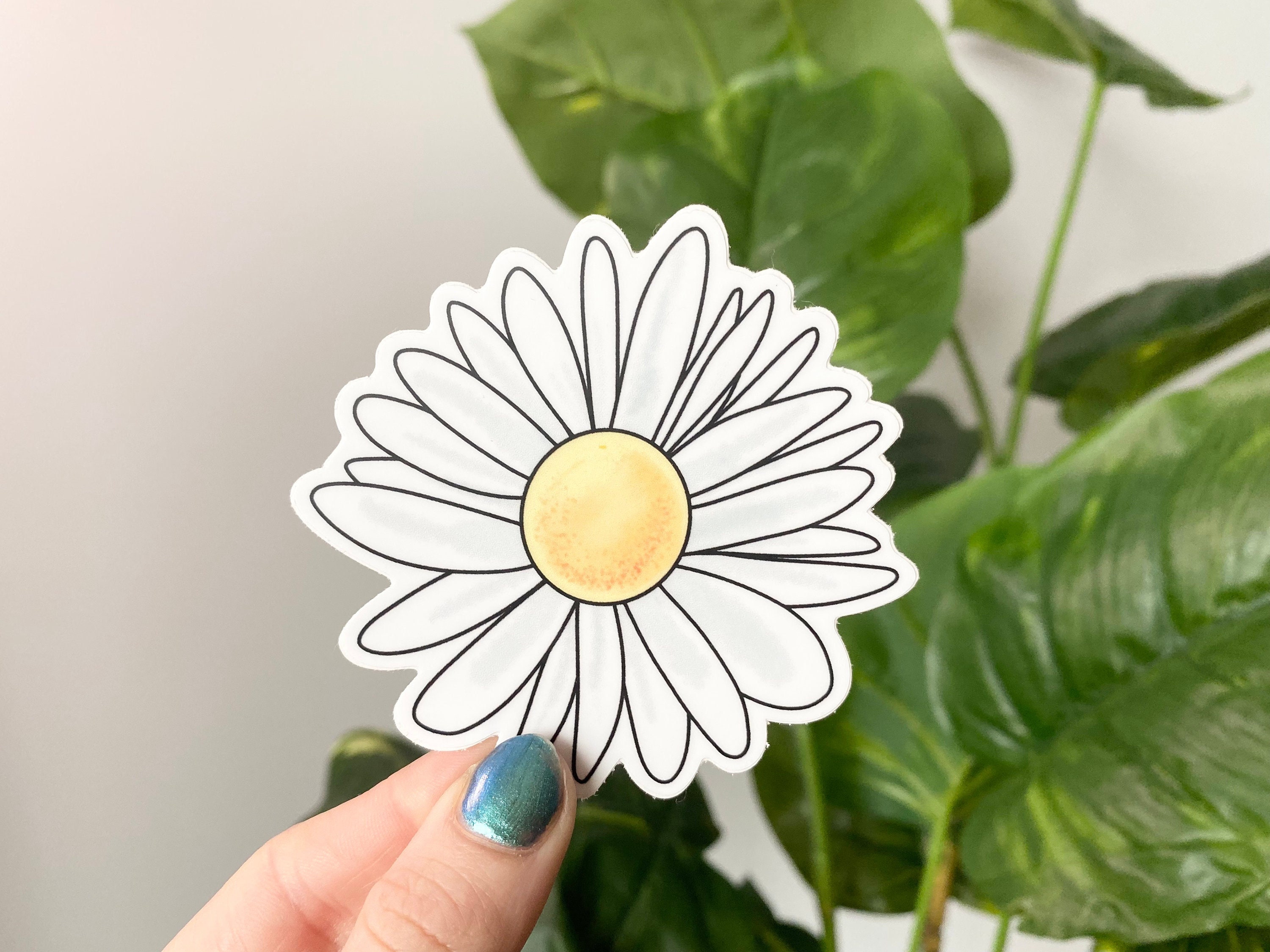 Daisy Sticker Waterproof and Weatherproof VSCO Sticker - Etsy