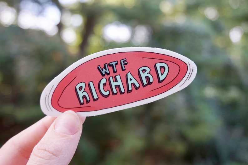 Vine Sticker WTF RICHARD Vine Stickers Laptop Stickers - Etsy