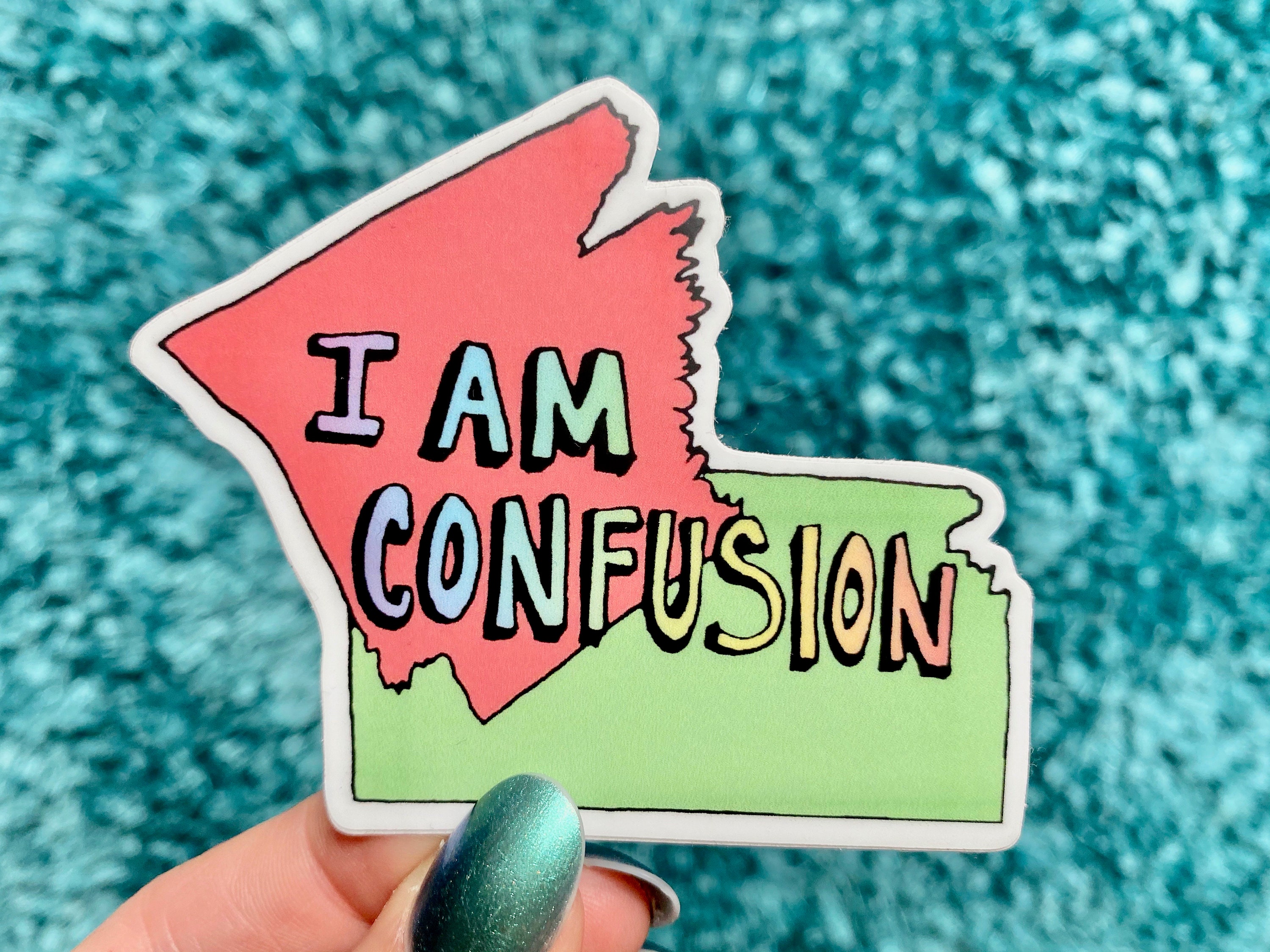Vine Sticker I Am Confusion Funny Vine Quote Waterproof Laptop - Etsy ...